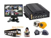 China Hybrid Four - In - One HD Mobile DVR 4CH 720P For Buses , HD Vehicle DVR for sale