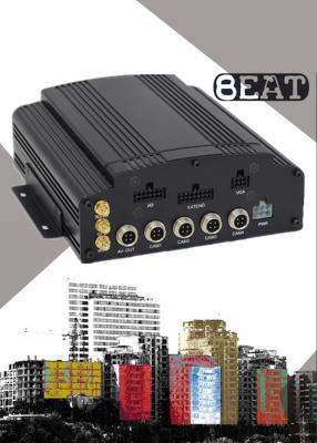 China Truck Hybrid HDD 4 Camera Vehicle DVR 720P Support 3/4G WIFI GPS Function for sale