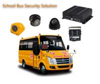 China 4 Channels 1080P / 720P 4 Camera Car DVR For School Buses , Mobile DVR Systems for sale