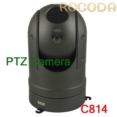 China IP66 Waterproof Car PTZ Camera Support Night Vision / Zoom Infrared , Metal Marerial for sale