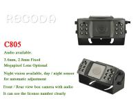 China Rear View Car Reversing Camera Waterproof With 1.3MP / 2MP Resolution , CE FCC Approval for sale