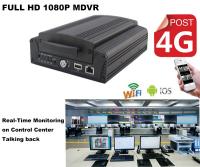 China Full HD1080P Car DVR 4Ch Hard Drive H.264 MDVR Real Time GPS Tracking On Android for sale