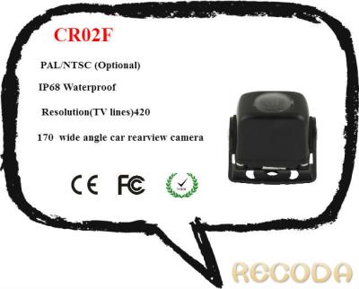 China Analog Car Surveillance Camera / Car Recorder Camera With Wide Angle Car Rearview for sale