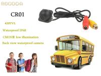 China Black Color Hidden Cameras In Cars / Small Vehicle Back View Camera With 140 Degree Lens for sale