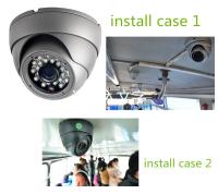 China 2MP Vehicle Mounted Cmos Reverse Camera / Mini dome camera With 3.6mm Lens IR Lamps for sale
