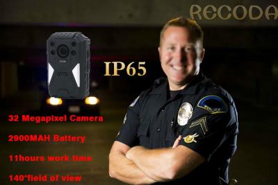 China Law Enforcement 140 Degree 1296p 4g Body Camera IP65 Waterproof With Night Vision for sale