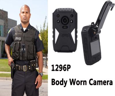 China Mini Hd 1296p Video Audio Wearable Video Camera Recorder For Law Enforcement for sale
