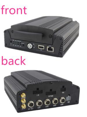 China 1080p / 720P 4G 3G WIFI GPS Optional HD Mobile DVR 4 Channel DVR SATA HDD for sale