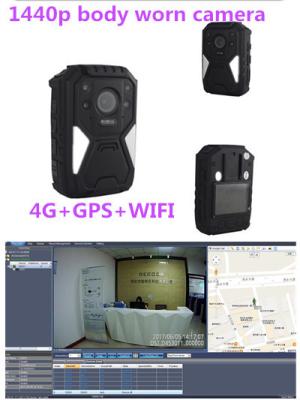 China Recoda IP67 1440p Hd 30 Fps Hidden 4G Body Camera 10M Night Vision for sale