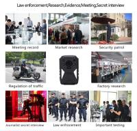 China HD 1440P IP67 Police Wearable Video Camera With 4G GPS WIFI Function for sale
