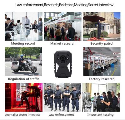 China HD 1440P IP67 Police Wearable Video Camera With 4G GPS WIFI Function for sale