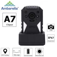China H.264 1296P True HD Video Security Guard Body Camera With GPS Recording for sale