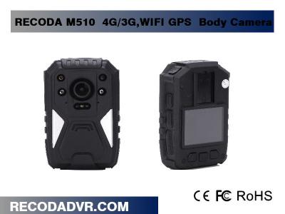 China IP65 5MP CMOS 4G / 3G WIFI Police Wearing Body Cameras With GPS Tracking for sale