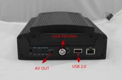 China Truck High Resolution 8CH Vehicle Mobile Dvr with 4G + WIFI + GPS function for sale