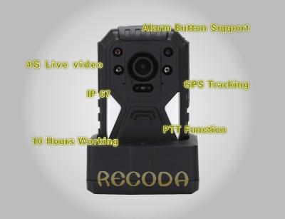 China RECODA 2018 4G Police Body Worn Camera Small Size Water Proof 10 Hour Working Time for sale