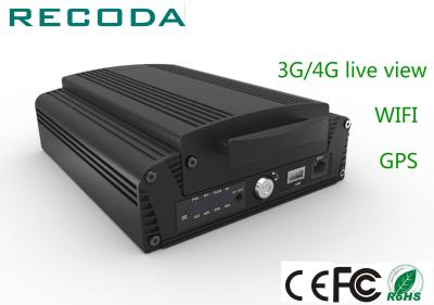 China M720 4ch 1080P HDD Mobile Vehicle DVR 3G / 4G Live View Car Dvr Video Recorder for sale