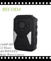 China WIFI Real Time 4G Body Camera GPS Intercom 1440P HD Body Worn Camera for sale