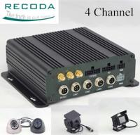 China Dual SD Card H.264 1080P Mobile Vehicle DVR 4 CH With 4G Wifi GPS for sale