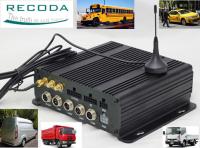China Dual SD Card H.264 1080P Mobile Vehicle DVR 4 CH With 4G Wifi GPS for sale