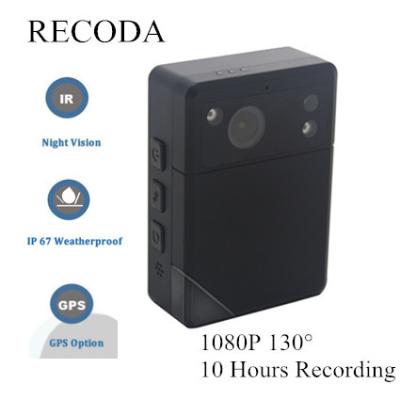 China HD GPS Police Body Worn Camera Night Vision IP67 1080P Resolution for sale
