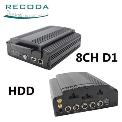 China Hard Disk Mobile HD DVR 3G / 4G GPS Tracking Support Live View Video For Bus for sale