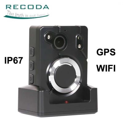 China Wide Angle Infrared Body Worn Camera GPS Location Support 64x Digital Zoom for sale