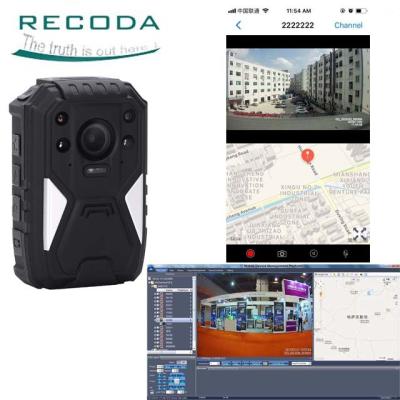 China Night Vision 4G Body Worn Video Camera GPS Tracking With Wide Angle 140 Degree for sale