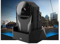 China Long Time Recording Police Body Worn Camera 2 Inch LCD Screen With Two Batteries for sale