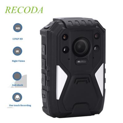 China Fire Proof Police Body Worn Camera 1296P IP67 140 Degree Lens 8-11 Hours Recording Time for sale