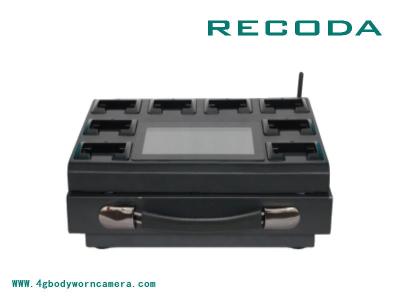 China 2 USB Ports Police Body Worn Camera RECODA Docking Station Auto Update Information In Time for sale