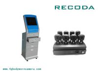 China Large Capacity Police Wearing Body Cameras 20 Port Docking Station With Management Software for sale