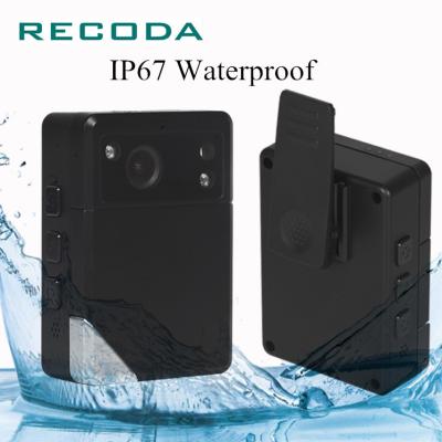 China 128GB Police Body Worn Camera 1080P Resolution IP67 Waterproof Infrared Night Vision for sale