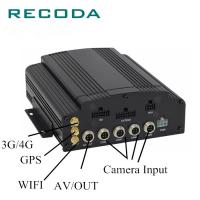 China Full Screen Preview Mobile DVR Camera Systems 1080P 4Ch HDD/SD 4G/WIFI/GPS for sale