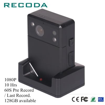 China 130 Degree Lens Angle Police Body Worn Camera 1080P 10 Hrs Recording Time IP67 for sale