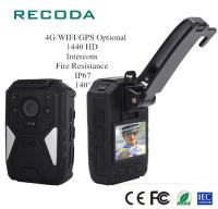 China Real Time 4G Body Camera Video GPS Tracking Fireproof 1440P HD Police Handy Recorder for sale
