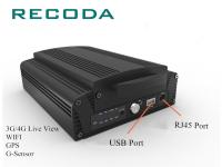 China High Shock Proof Mobile Vehicle DVR 4Ch 720P HDD/SD Storage Stability Aviation Plug for sale