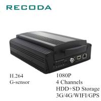 China Mobile Bus Car Dvr Camera Recorder HDD/SD 4G/WIFI/GPS 4Ch 1080P Resolution for sale