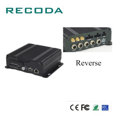 China 720P Mobile Vehicle DVR Hybrid Cameras Dual SD Card  4CH AHD Input H.264 File Format for sale