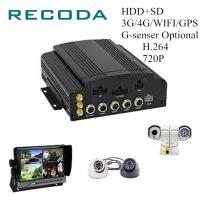 China 720P 4Ch Hybrid Cameras GPS Police Car Mobile DVR 3G/4G/WIFI Real Time Monitor for sale