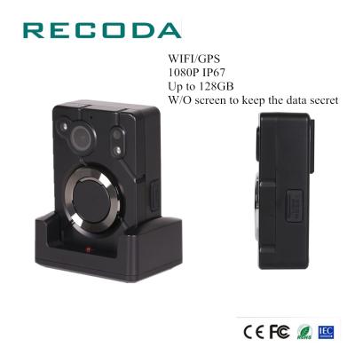 China Durable Law Enforcement Body Worn Camera WIFI/GPS 1 Min Pre Recording 128GB 1080P for sale