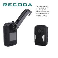 China HD 1440P Police Handy video Recorder IP67 4G/WIFI Real Time Monitor Fire Resistant for sale