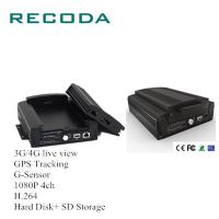 China Car Mobile Vehicle DVR 1080P Resolution 4CH Aviation Plug Input HDD SD Card Storage for sale