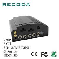China 4G/WIFI/GPS G Sensor Mobile Vehicle Recorder 1080P 8 CH HDD/SD 12 Months Waranty for sale