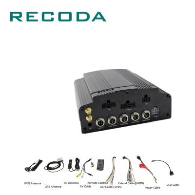 China 5W 4G Live Streaming Hard Disk Mobile Vehicle DVR Support G Sensor GPS  / WIFI for sale