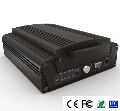 China Hard Disk Model Mobile Vehicle DVR 4Ch 720P SSD Card Support 4G / WIFI Live View for sale