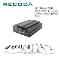 China 8Ch 720P Car Dvr Video Recorder 4G/WIFI Live View For Vehicle Surveillance System for sale