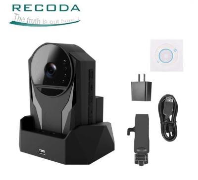 China Anti Shock Police Body Worn Video Camera 1296P Replaceable Spare Battery GPS for sale