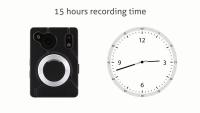 China 1296p USB2.0 Police Body Worn Camera Sony IMX 323 Sensor No Screen for sale