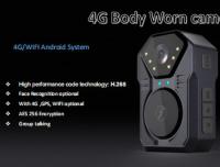 China Wireless Charging H.265 10m IR Android Body Camera NFC Enbeded for sale