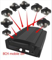 China 8 Channel Linux OS 3G 4G GPS WIFI 3G Mobile  Vehicle DVR RJ45 for sale